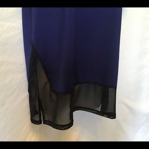 Fabletics | Tops | Fabletics Nwt Blue Ss Top Mesh Trim Vsides | Poshmark